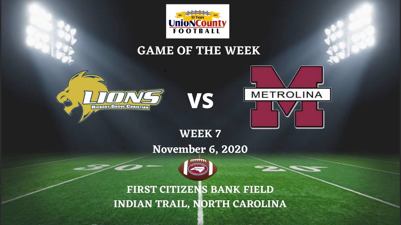 Metrolina Christian closes out 2020 with 31-17 win over Hickory Grove ...