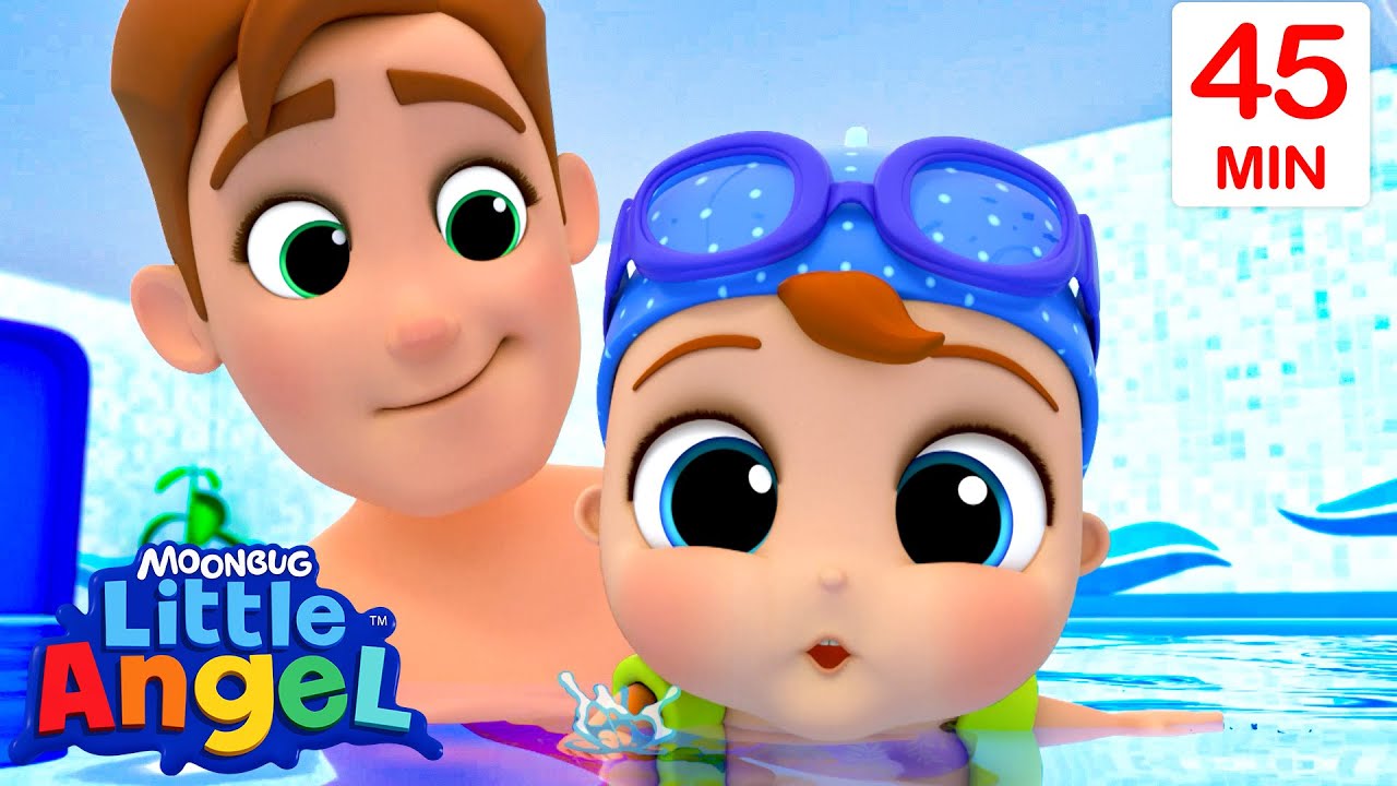 How to Swim like a Sea Creature | Little Angel and Cocomelon Nursery ...