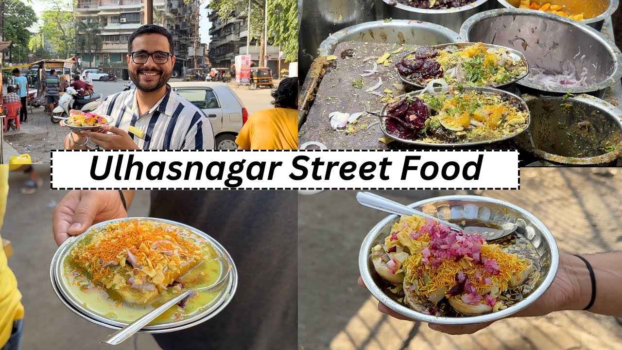Ulhasnagar Street Food | Button Papdi, Dal sandwich, Kheema Pattice and ...