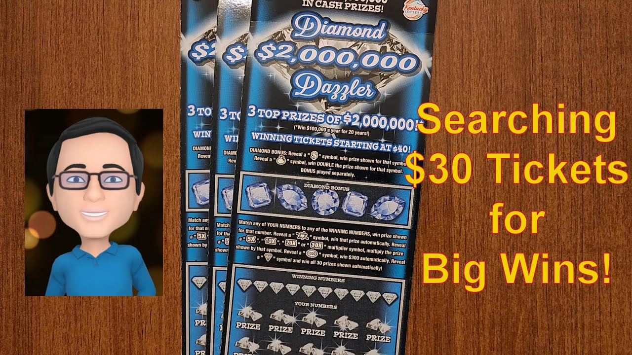 Seeking Big Winners on $30 Lottery Scratch Off Tickets - YouTube