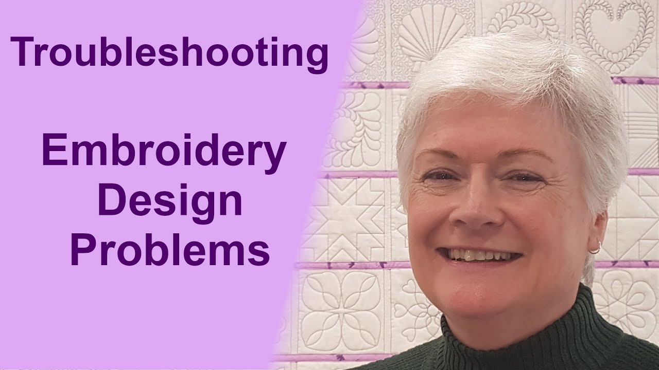 Troubleshooting Embroidery Designs - YouTube