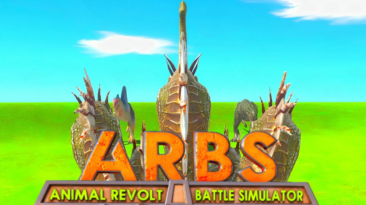 Hydra lawan T-Rex, Spino dan Brachio - ARBS Indonesia - YouTube