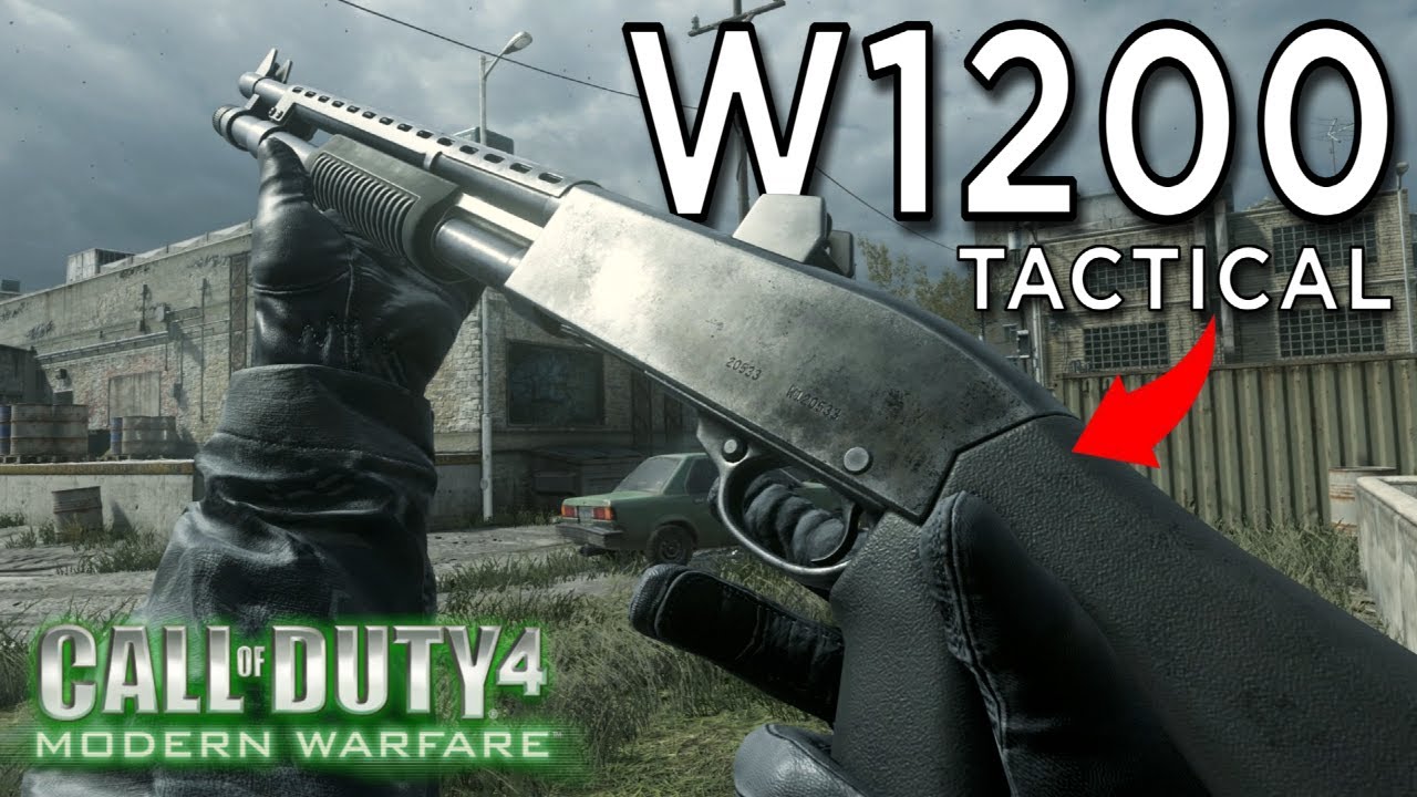 Winchester 1200 Tactical on Call of Duty 4 Modern Warfare Remastered ...