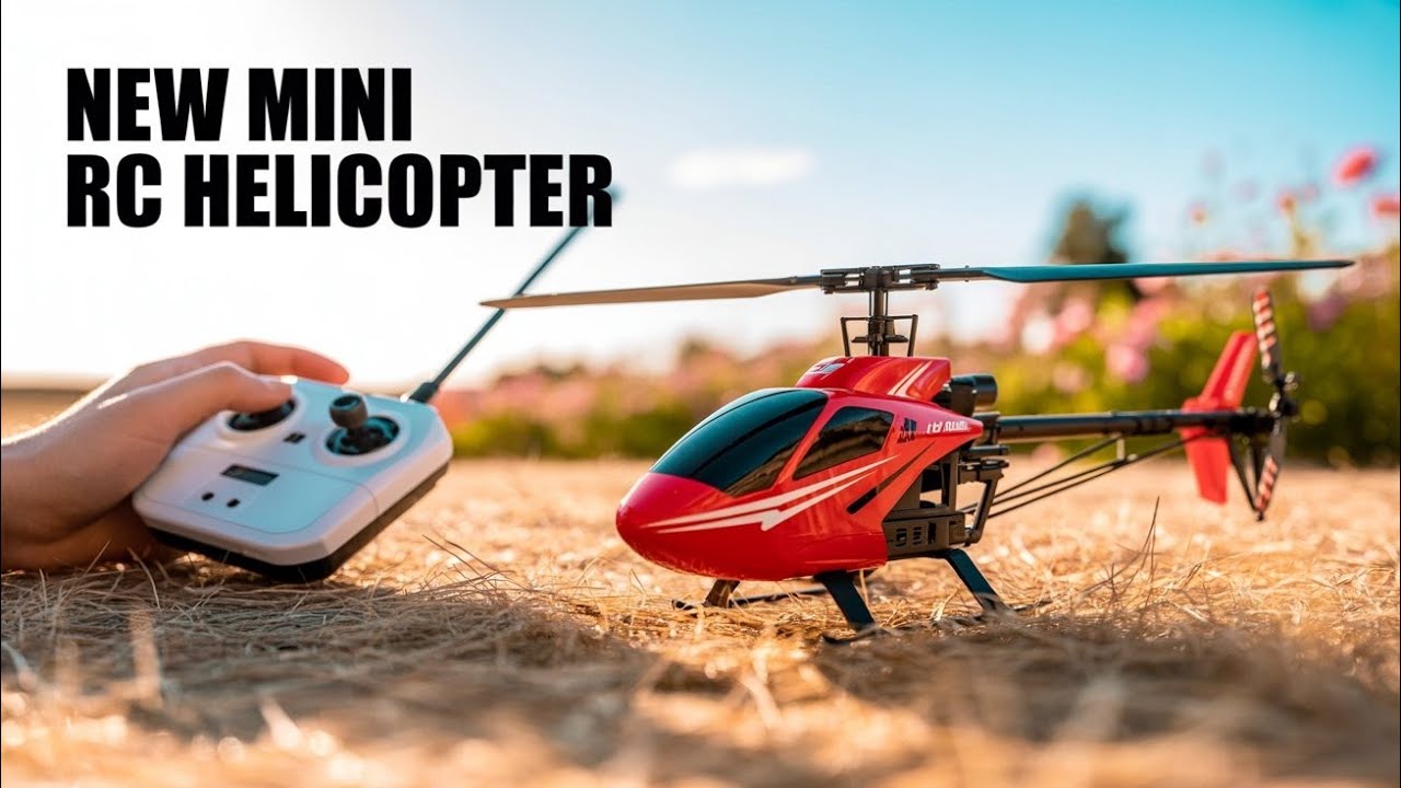 New mini Red rc helicopter unboxing and Fly 🕊️ Test - YouTube