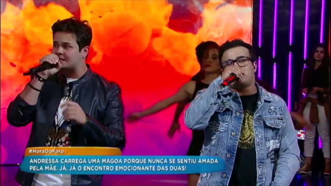 Matheus e Kauan embalam o palco do Hora do Faro ao som de Nessas Horas ...