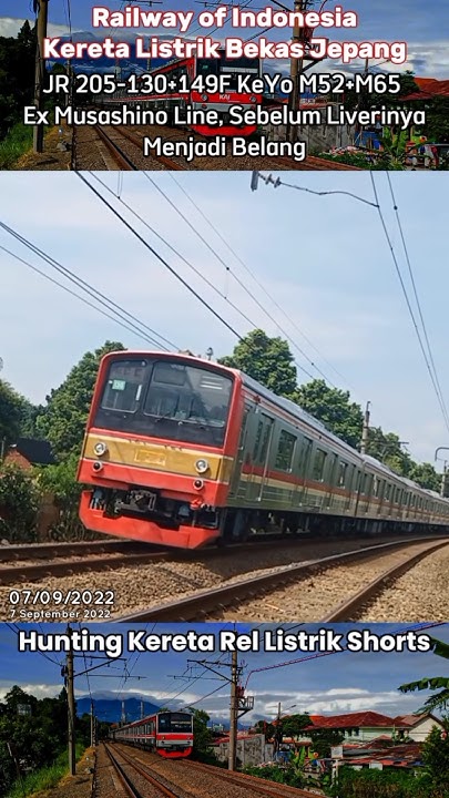 KRL JR 205-130+149F Sebelum Liverinya Belang #shorts - YouTube