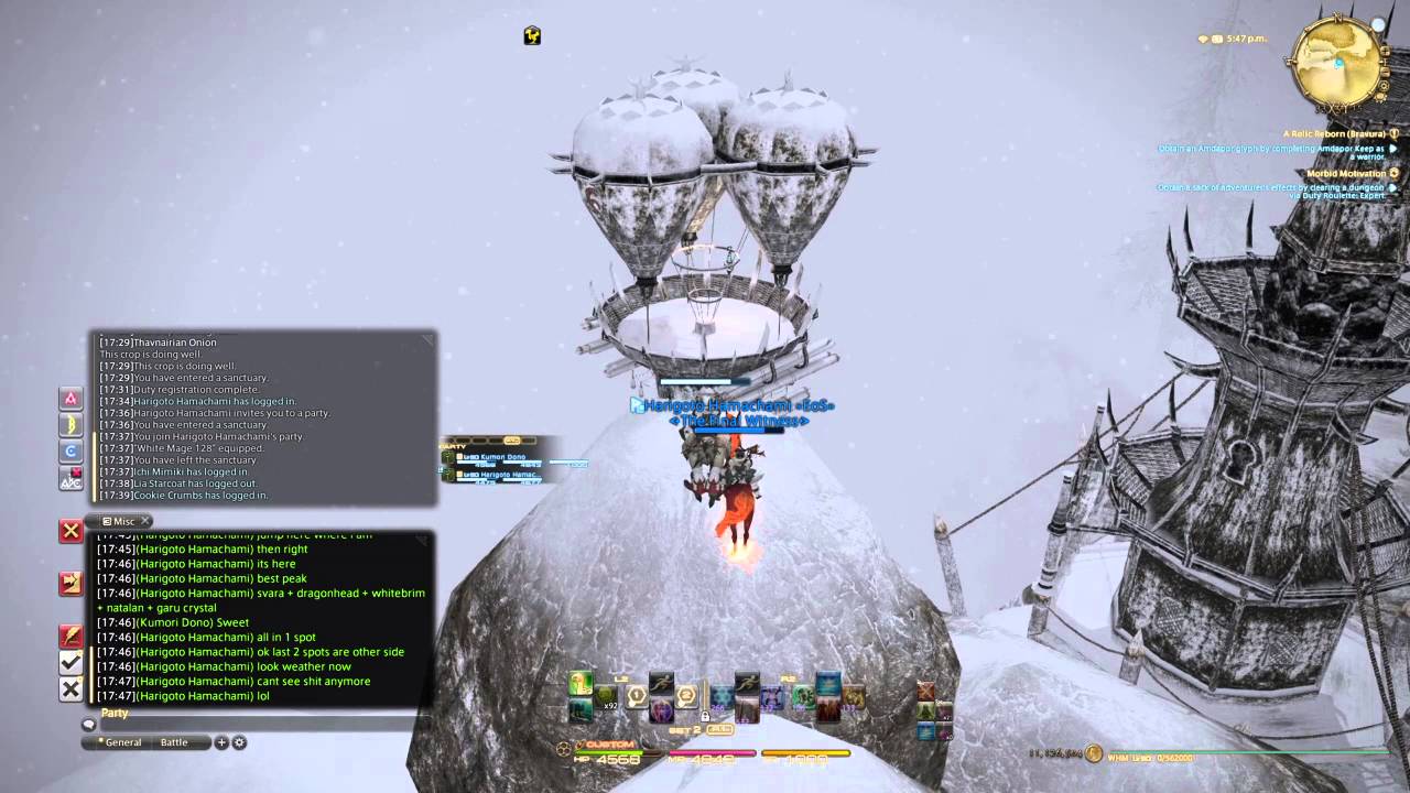 Final Fantasy XIV: A Realm Reborn - Coerthas - Out of Map - YouTube