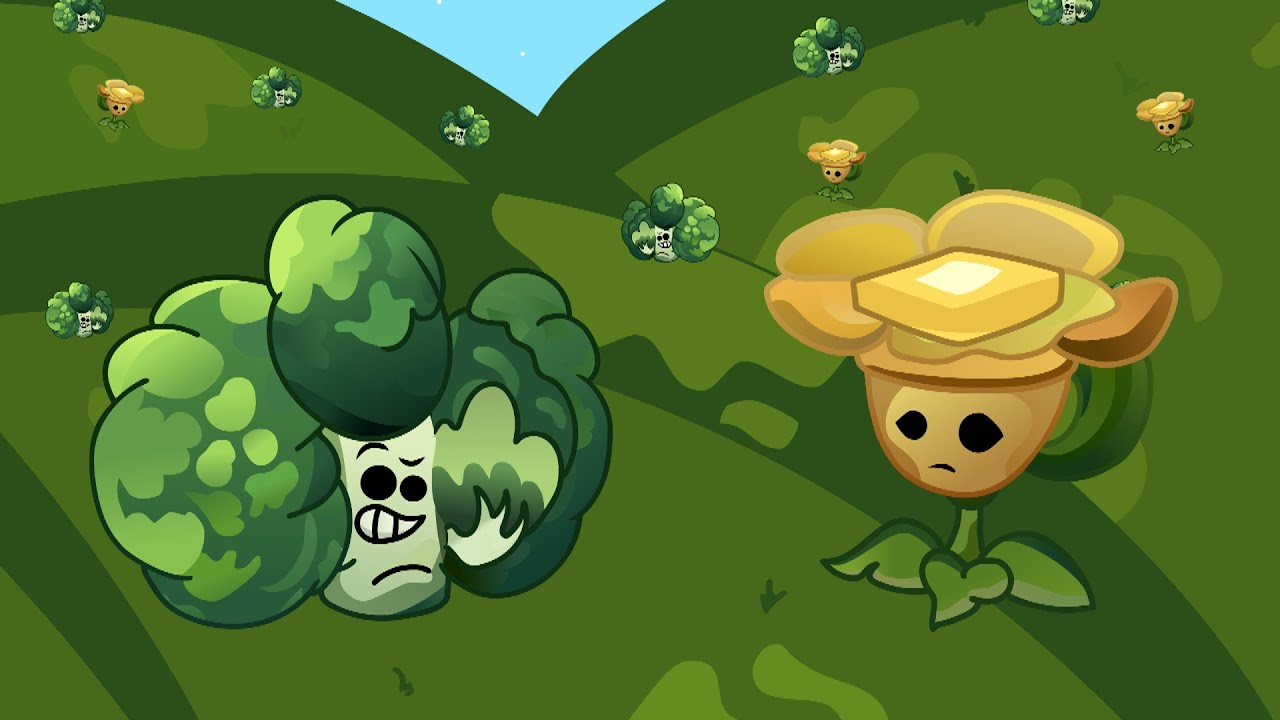 Something about Buttercup & Blockoli Plants vs. Zombies 2 Animation ...