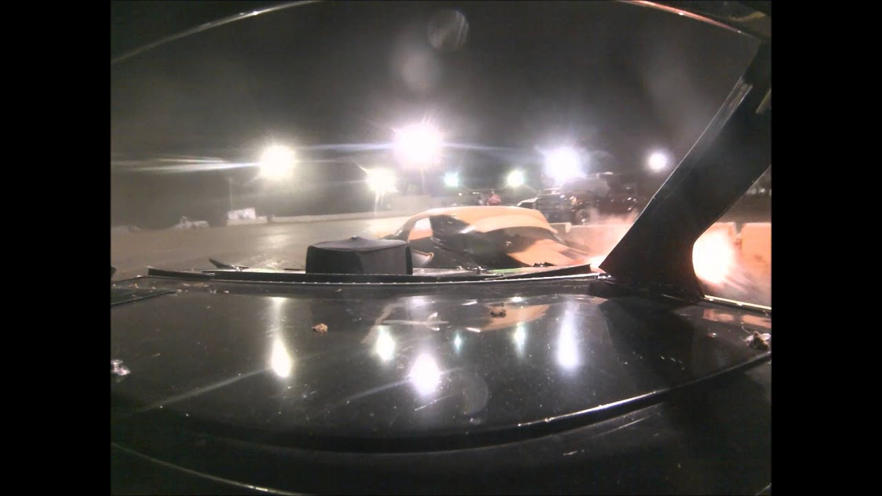 Tri State Speedway Spooker Super Stock Heat Crash - YouTube