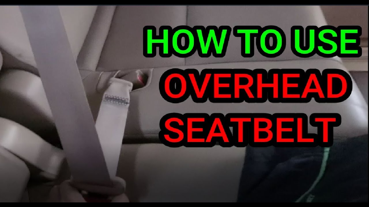 Rear seat center 3 point seat belt. - YouTube