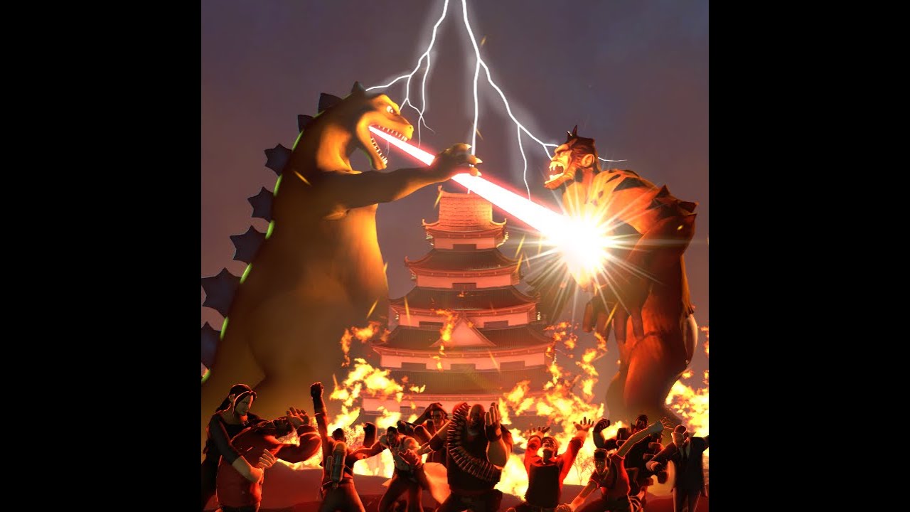 [SFM] TF2 Godzilla vs Kong - YouTube