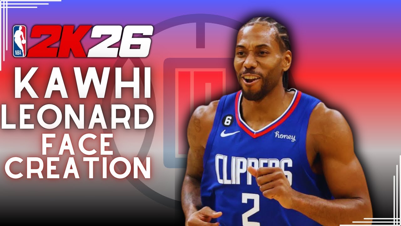 Best KAWHI LEONARD Face Creation NBA 2K26 - YouTube