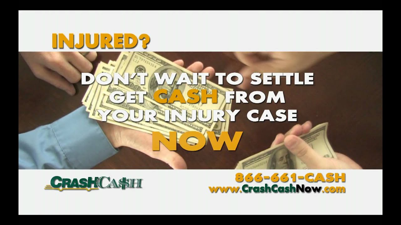 Crash Cash National TV Spot 2 - Car Accident Settlement Funding - YouTube