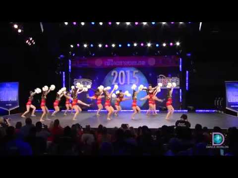 Gold Star Cheer and Dance Twilight Scotland 2015 International Open Pom ...