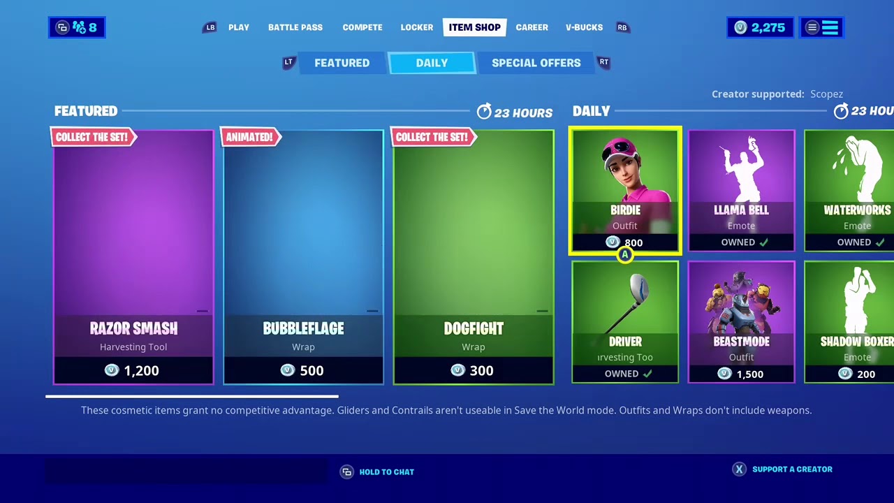 Birdie skin combos *UPDATED* (Fortnite) - YouTube