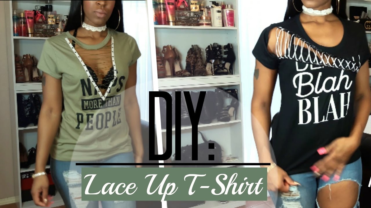 Diy Lace T Shirt Old Shirt DIY Lace T Shirt Refashion Creative Blog
