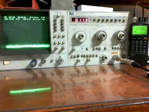 HP 8569B as a Downconverter - YouTube