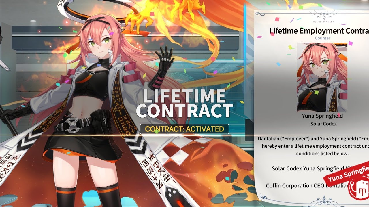 Awakened Yuna Lifetime Contract | Counter:Side - YouTube