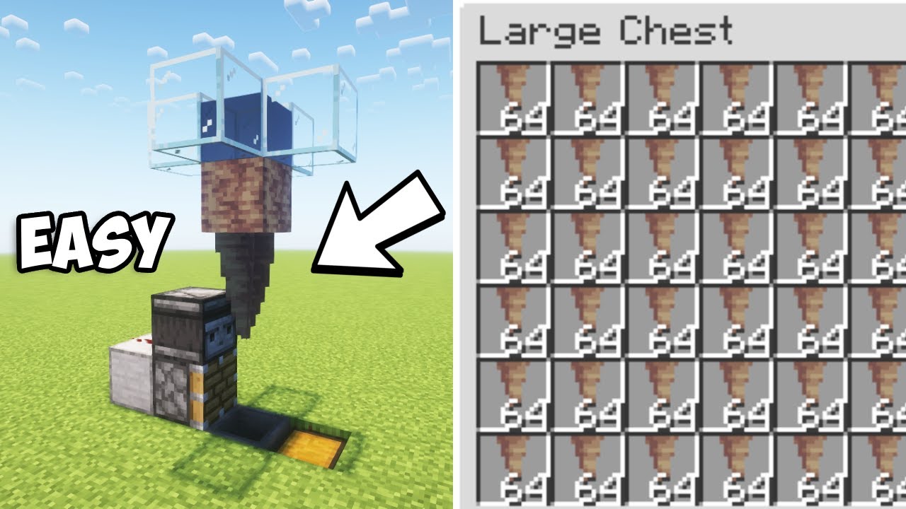 Easy Minecraft Dripstone Farm For Beginners! (1.21 Tutorial) - YouTube