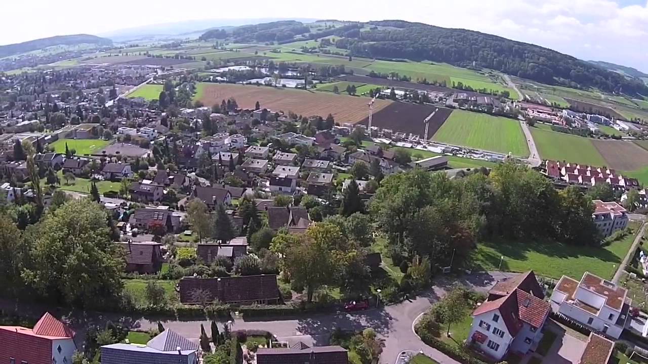 Wettswil von oben - YouTube