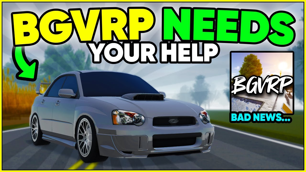 BAD NEWS... BGVRP NEEDS YOUR HELP! - Greenville Roblox - YouTube