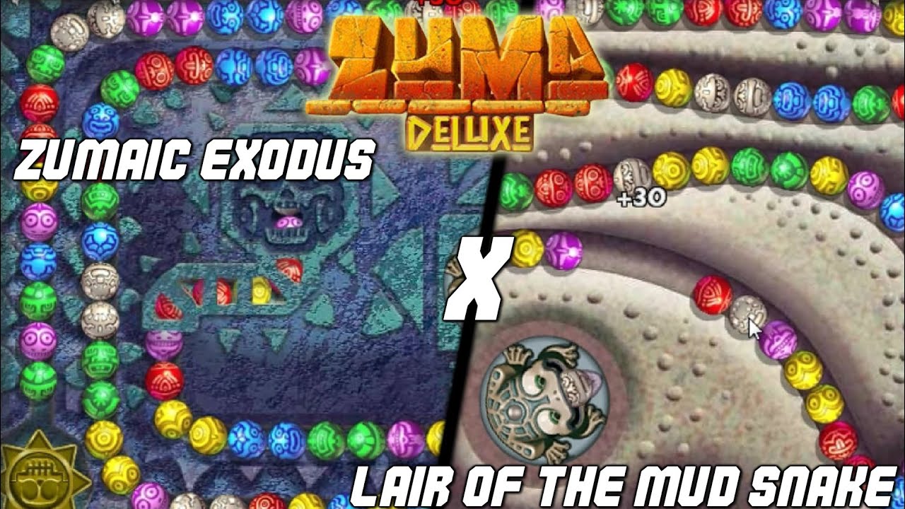 [Zuma Deluxe] Custom Level - Zumaic Of The Inversnake By Lamp?y - YouTube