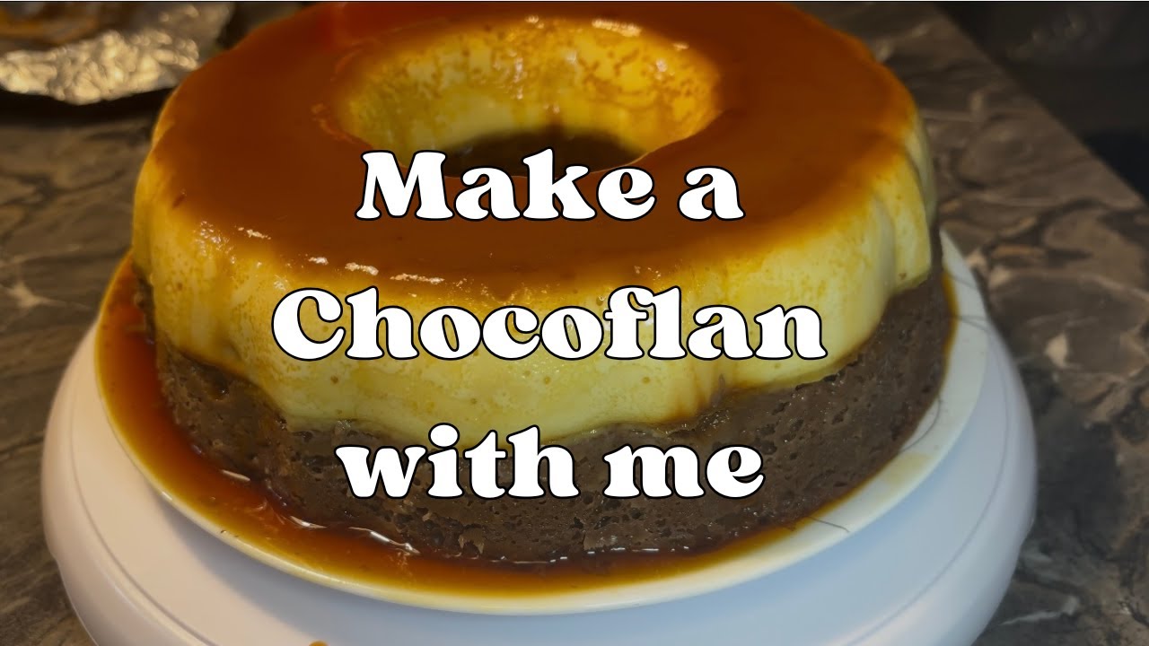 Making a chocoflan for my husbands birthday! - YouTube
