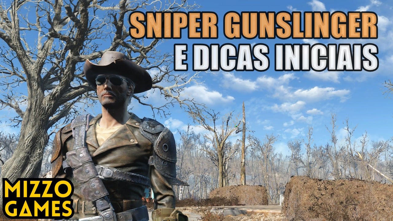 Fallout 4 - Sniper Gunslinger e Dicas Iniciais - YouTube