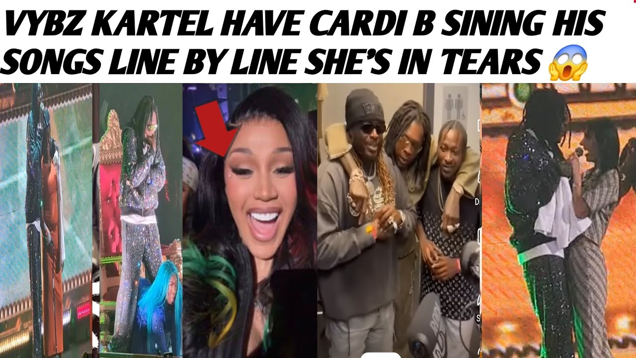 VYBZ KARTEL MOST EPIC MOMENT AT HIS CANCERT IN NEW YORK, CARDI B CRY ...
