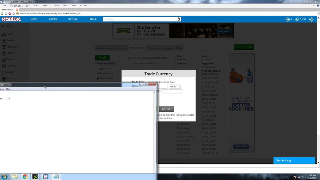 How to Use the Trade Currency on Roblox *Redone* - YouTube