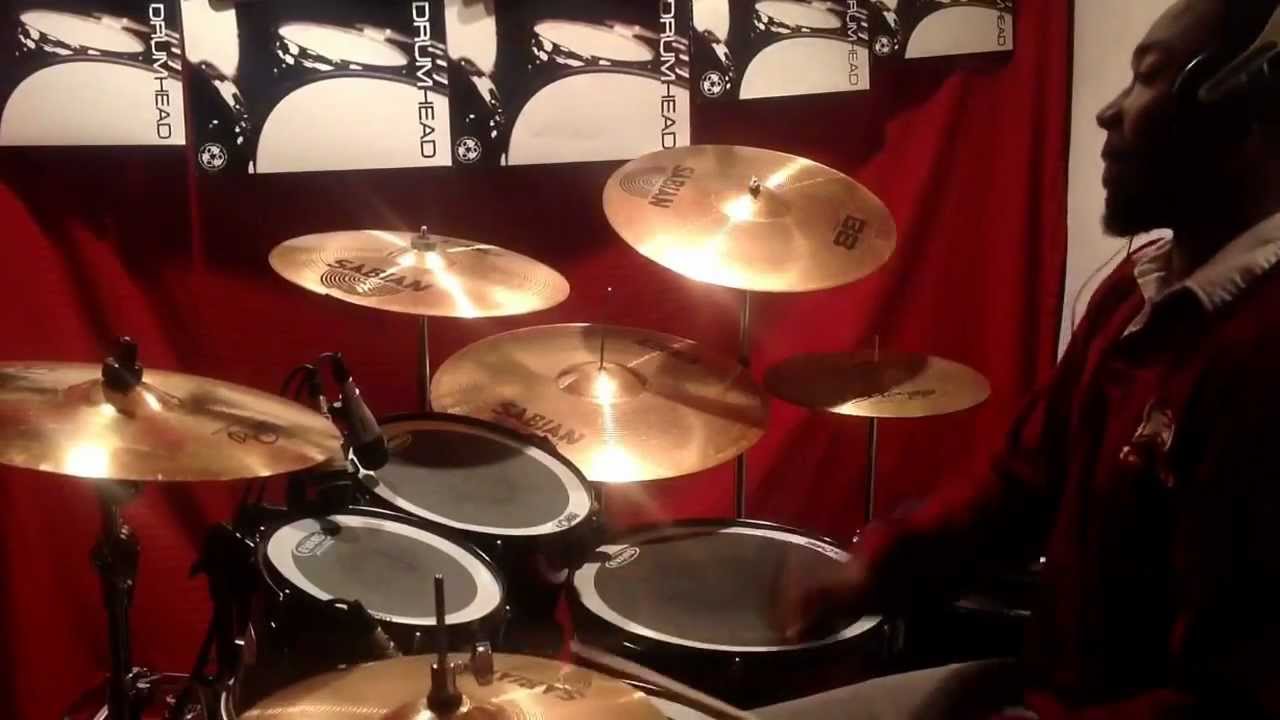 With Long Life By Israel Houghton ft. T-Bone Drum Cover by John O - YouTube