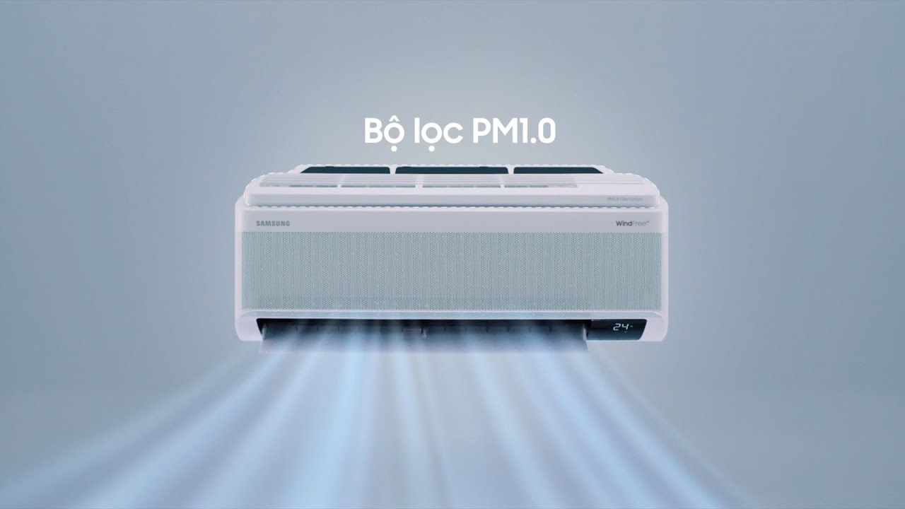 Bộ lọc PM1.0 | Điều hòa Samsung AR9500T - YouTube