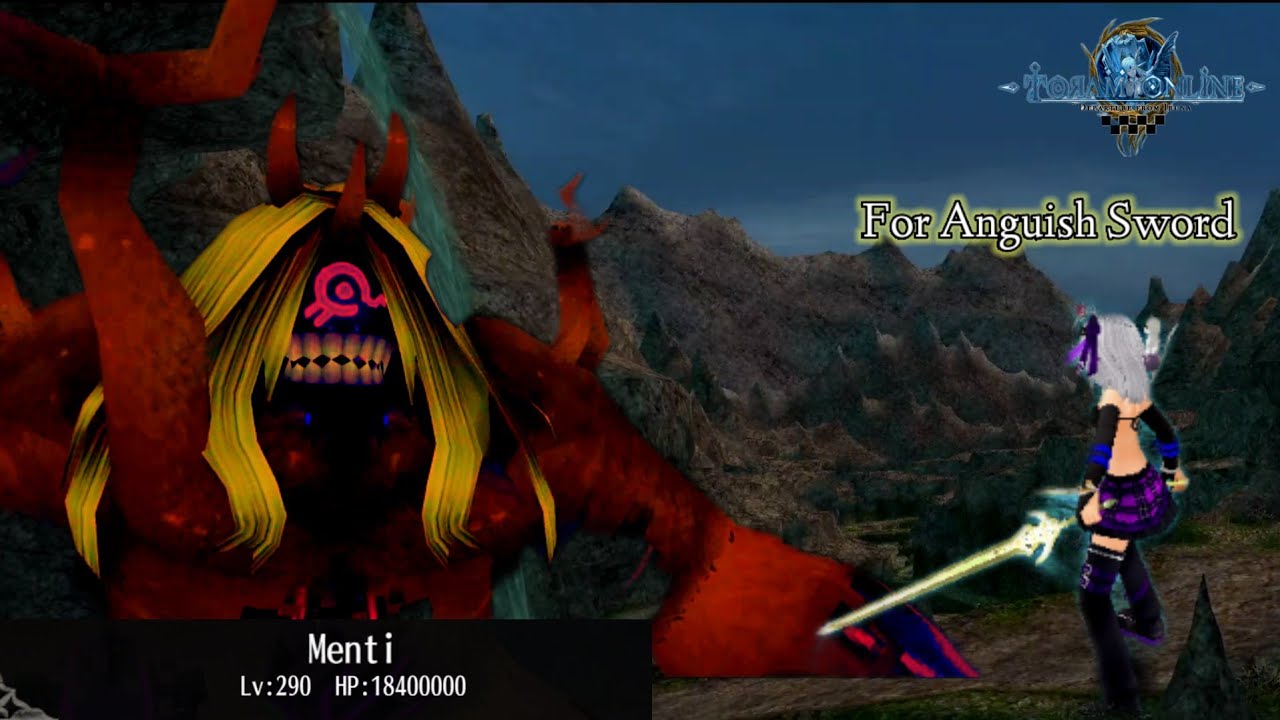 Touching Menti "Hard" - Solo Dual Sword | Toram Online - YouTube