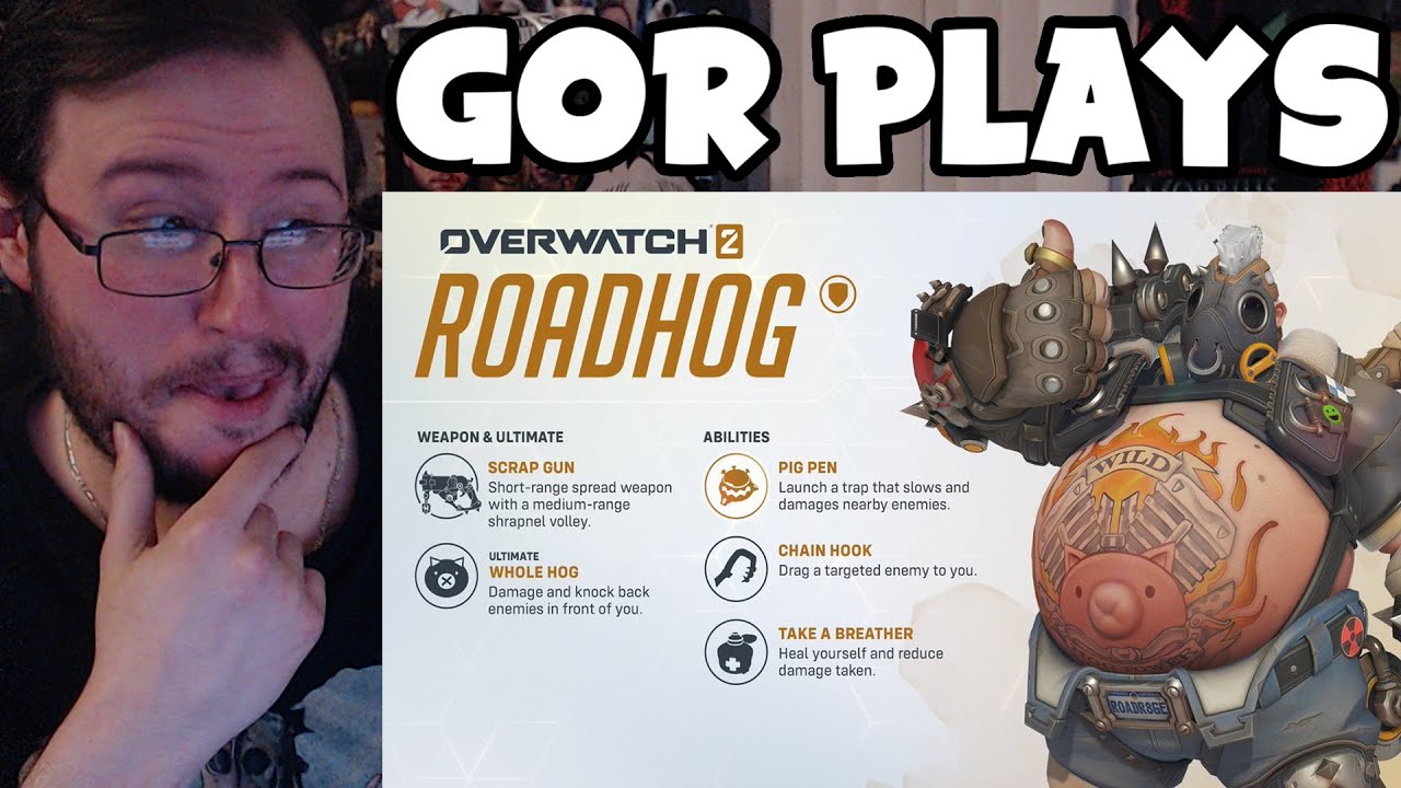 Gor Plays: Overwatch 2: Roadhog Rework Gameplay - YouTube