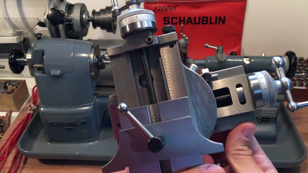 Almost new Schaublin 70 High Precision Lathe Collection - YouTube