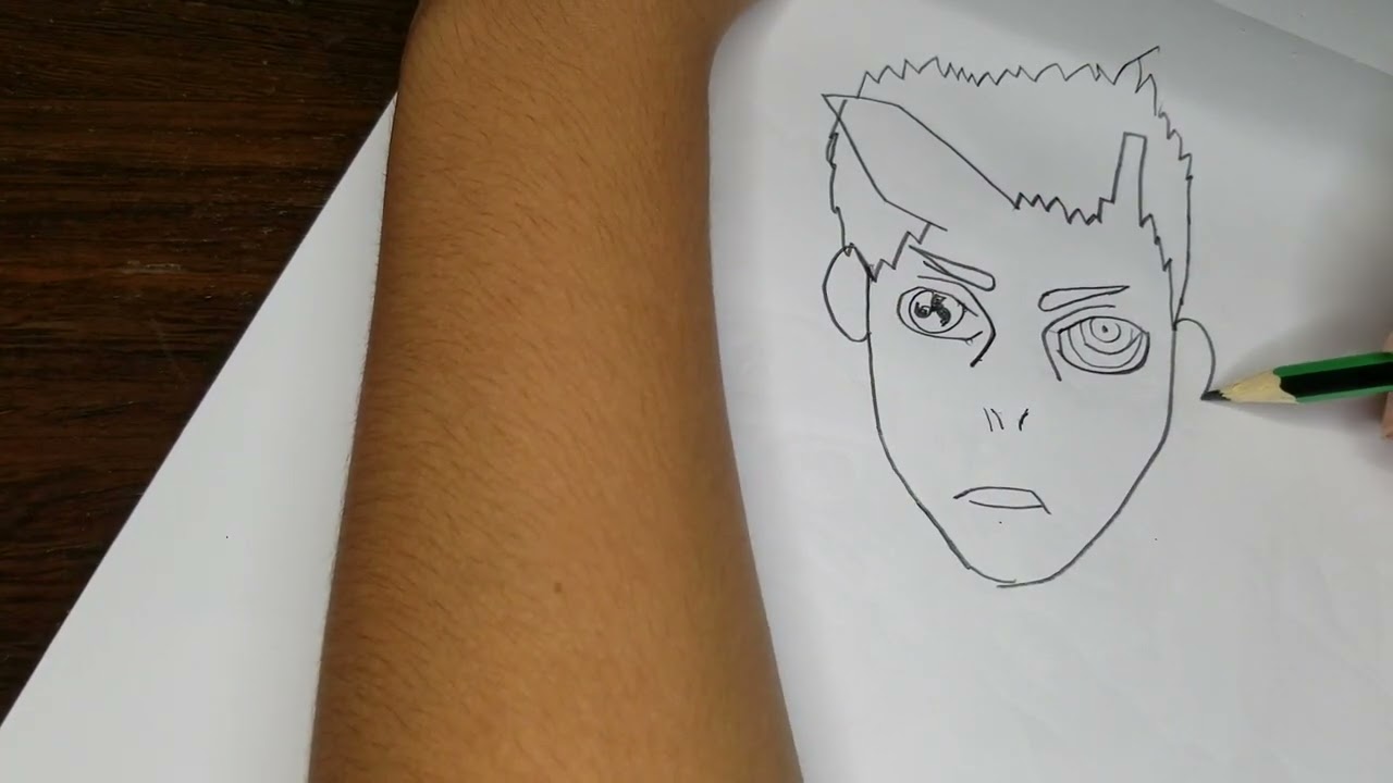 how to draw obito ten tails - YouTube