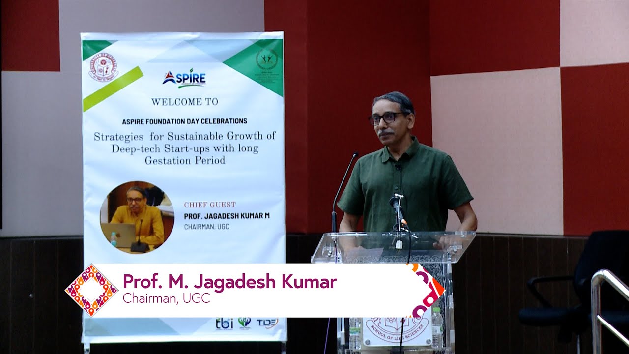 Prof. Mamidala Jagadesh Kumar, Chairman, UGC, at the Inaugural of the ...