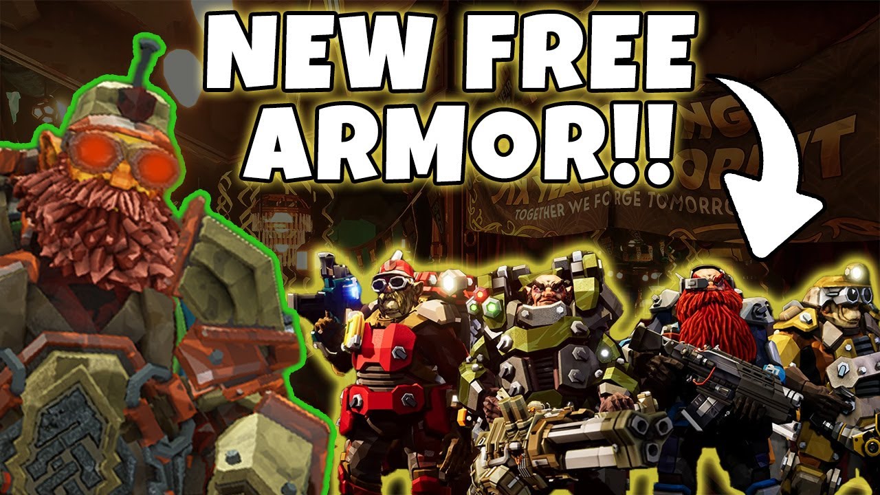 NEW ARMOR AND FREE BEER! | Deep Rock Galactic 6 year Anniversary - YouTube