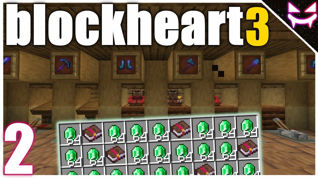 Minecraft Villager Trading Hall and Breeding - BlockHeart3 SMP ...