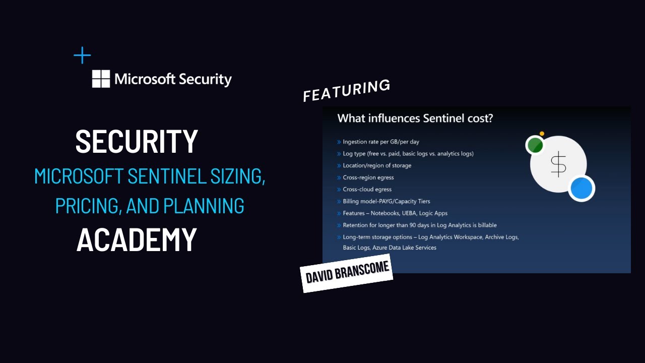 Microsoft Sentinel Sizing, Pricing, and Planning - YouTube