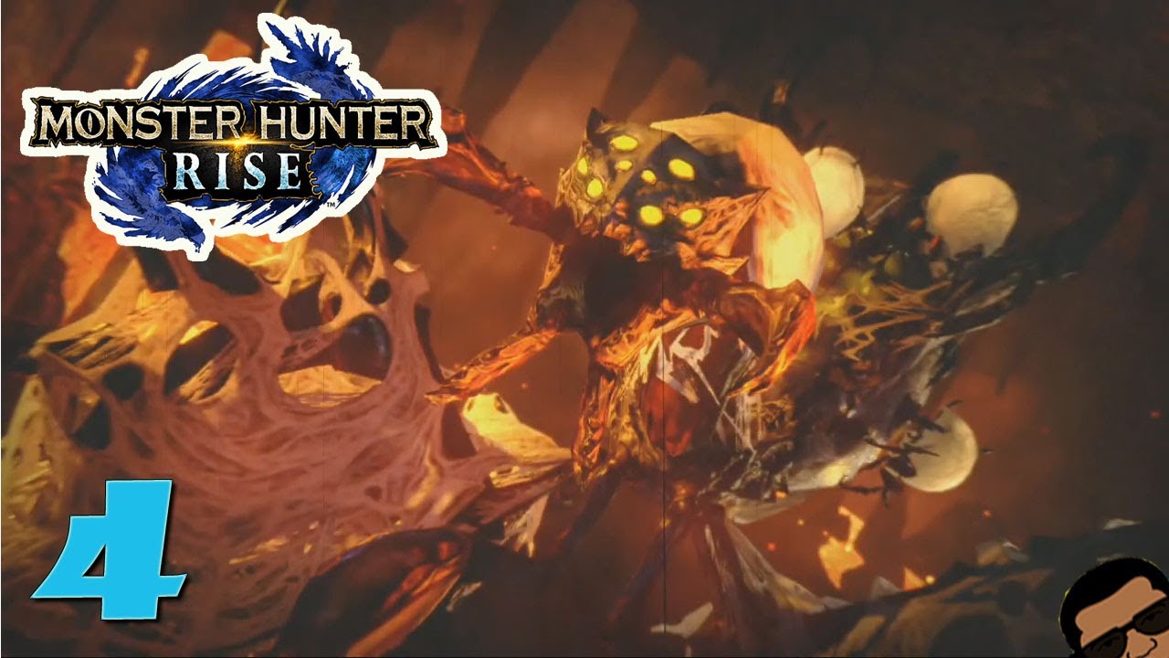 Monster Hunter Rise - 4 - Fire Breathing Spider?! - YouTube