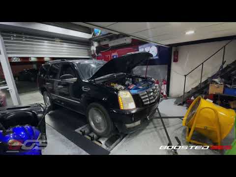 Twin turbo escalade 800hp - YouTube