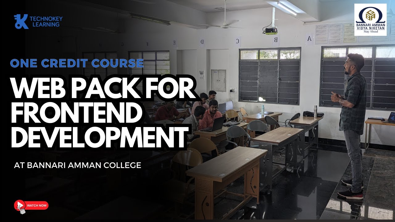 One credit course - Web Pack for Frontend Development | TechnoKey ...