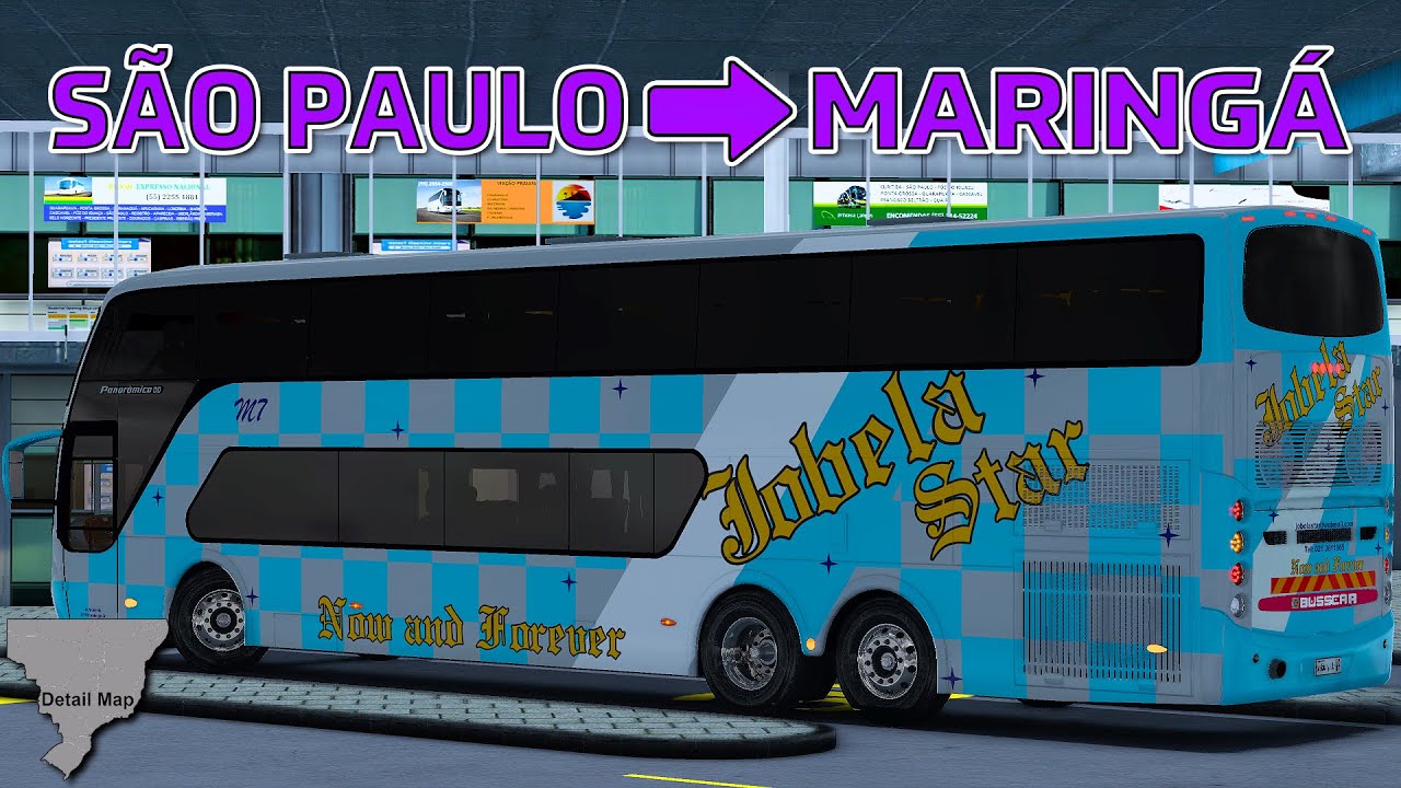 [1.44]JOBELA STAR - BUSSCAR PANORÂMICO DD - SÃO PAULO/MARINGÁ ...