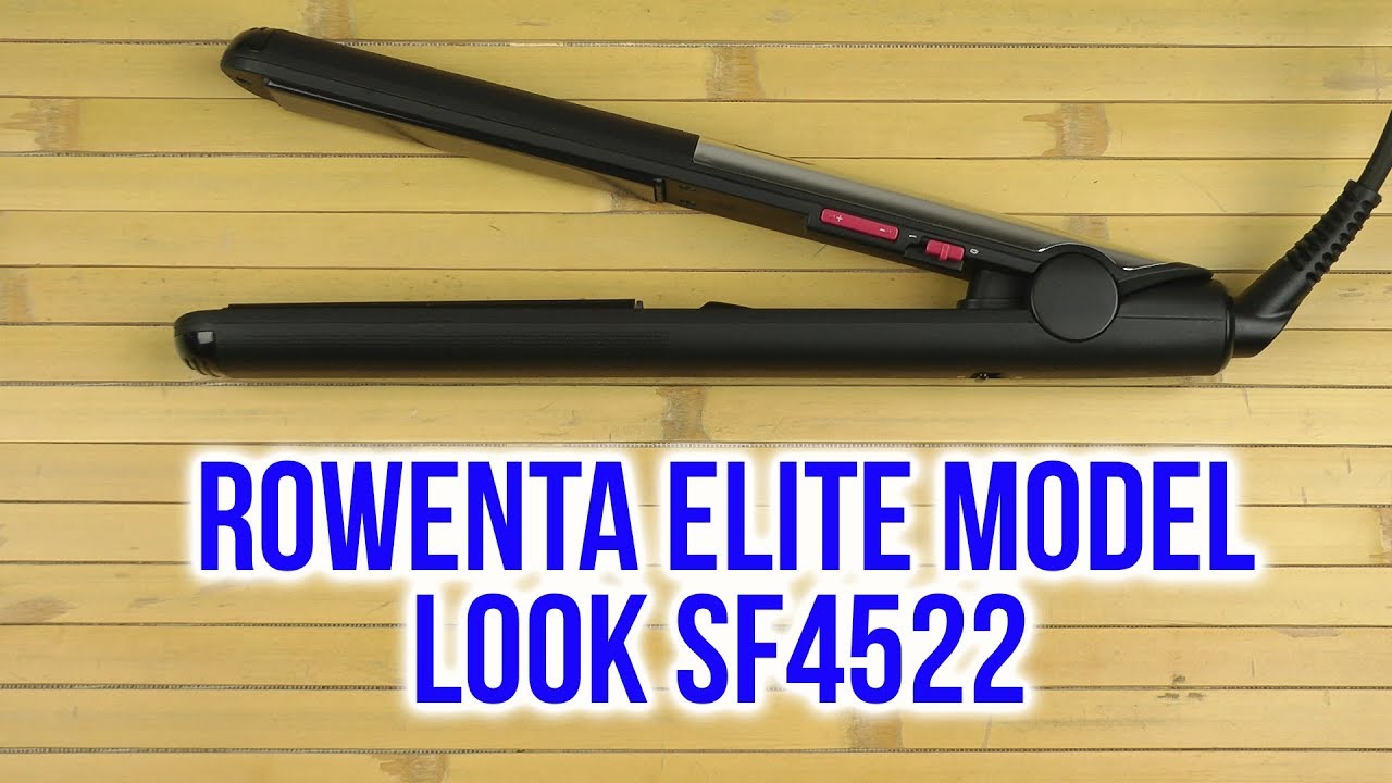 Распаковка Rowenta Elite Model Look SF4522 - YouTube