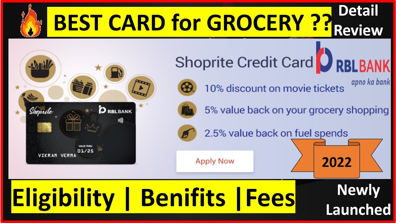 Shoprite Credit Card Review | RBL Bank Shoprite Credit Card | Best For ...