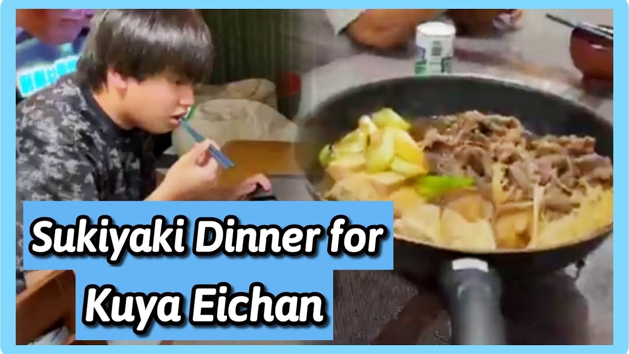 Sukiyaki Dinner for My Kuya Eichan 😍 - YouTube