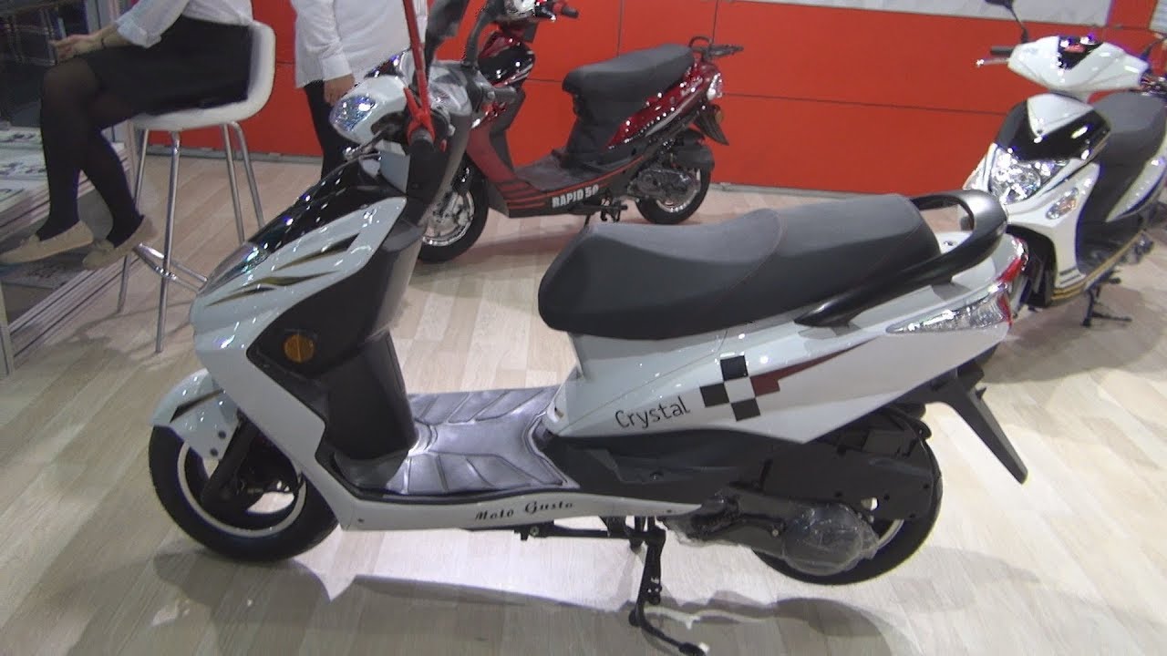 RMG Moto Gusto Crystal (2019) Exterior and Interior - YouTube