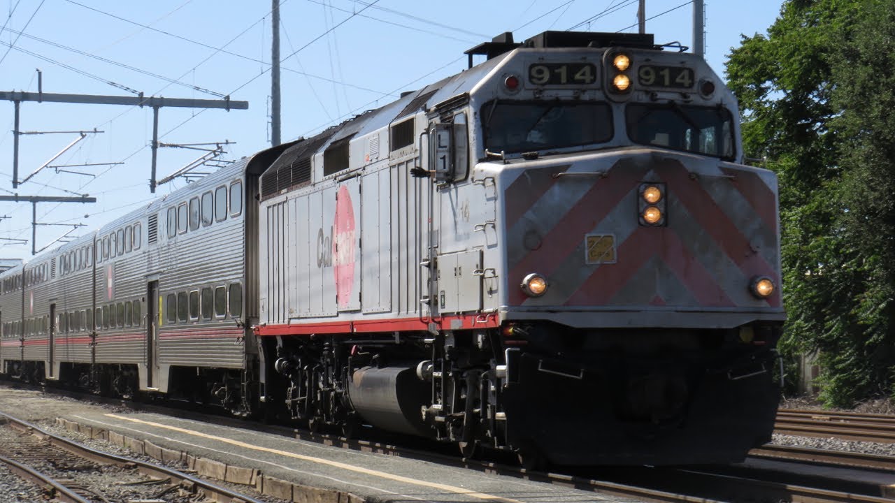Last Stand of Caltrain F40PHs PART 1: College Park, May 2024 ft. Amtrak ...