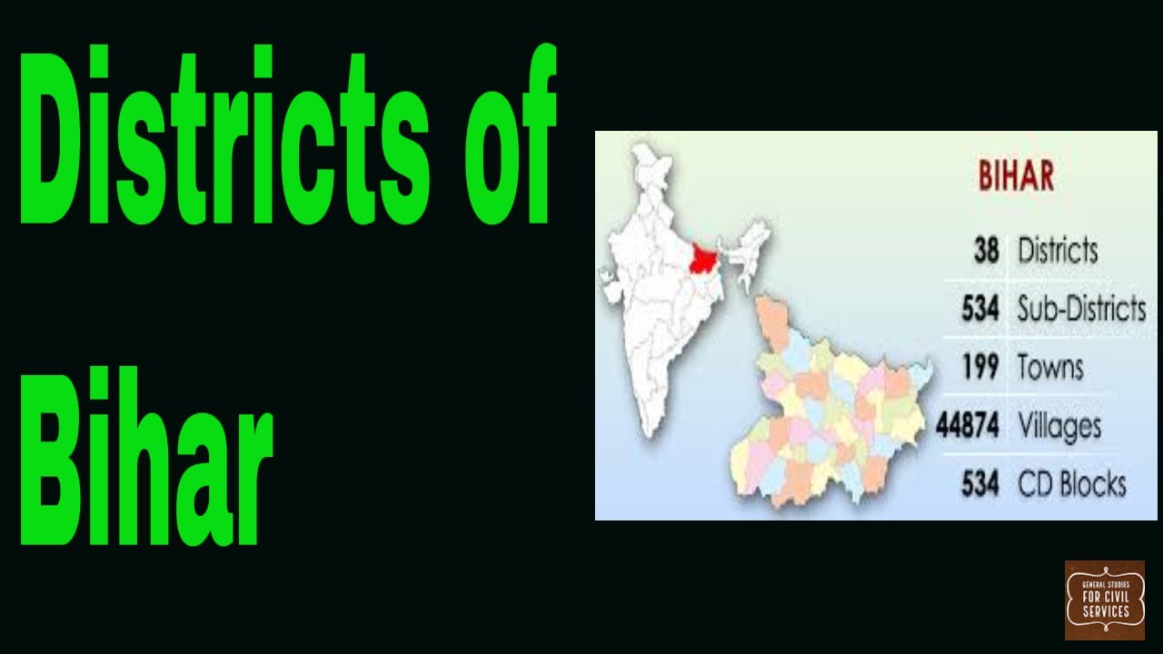 Bihar All District Name | बिहार में कितने जिले हैं | Bihar District ...